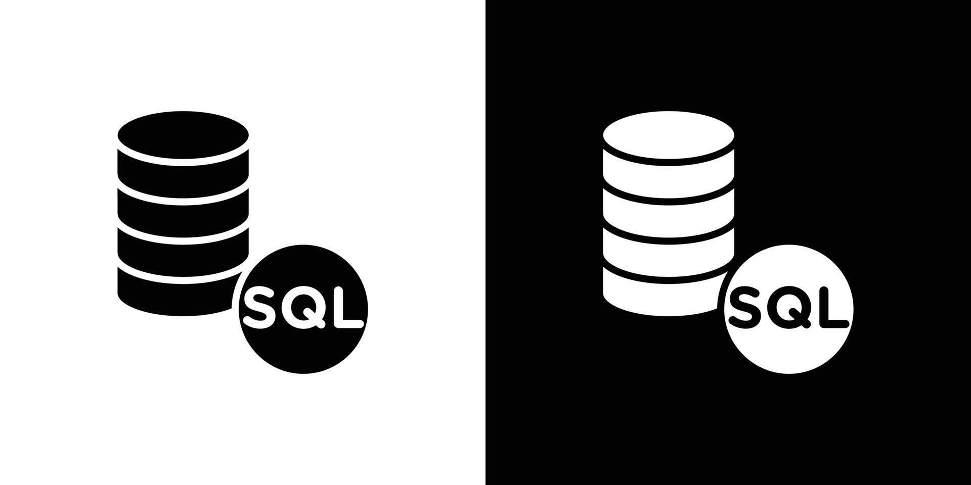 SQL server icon Isolated flat in outline 50308906 Vector Art at Vecteezy