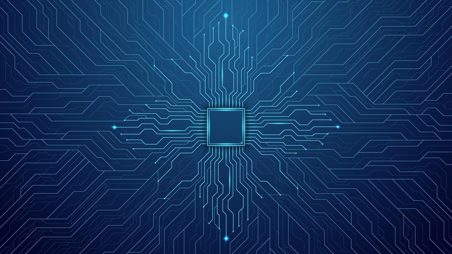 Abstract business technology background. Futuristic blue circuit board background. Electronics ...