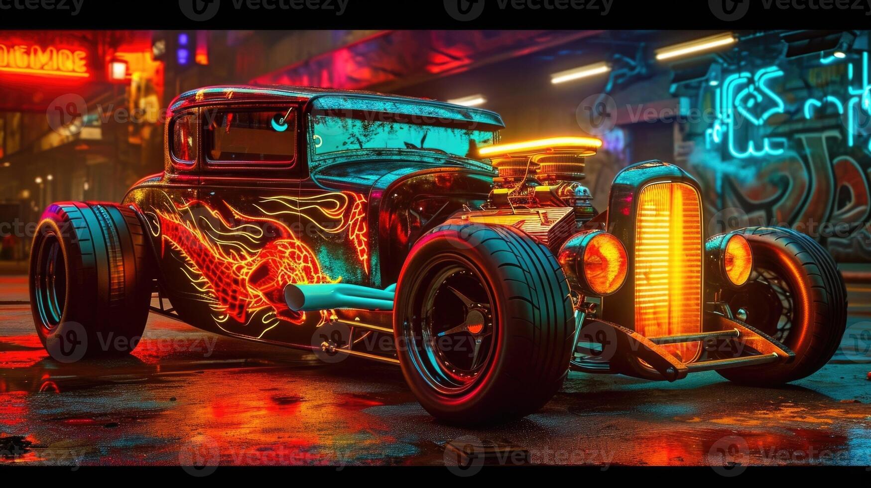 Hot rod wallpaper store