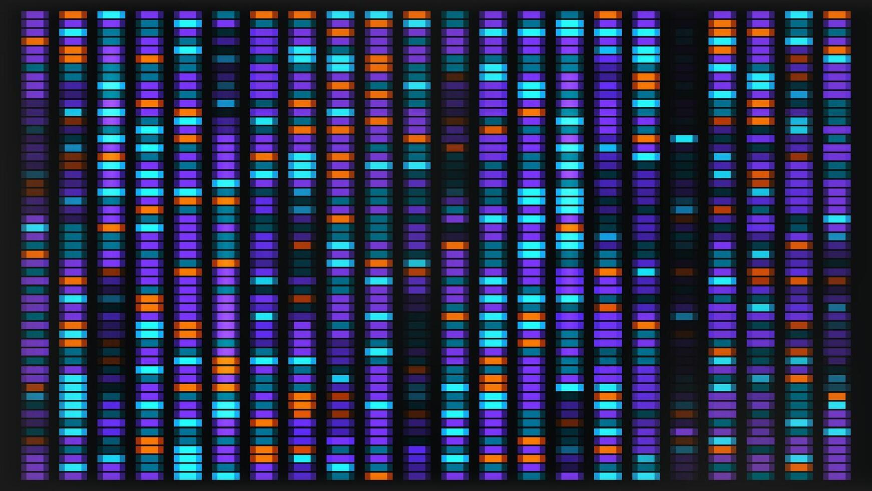 adn secuencia mapa. genético visualización modelo para médico análisis ...