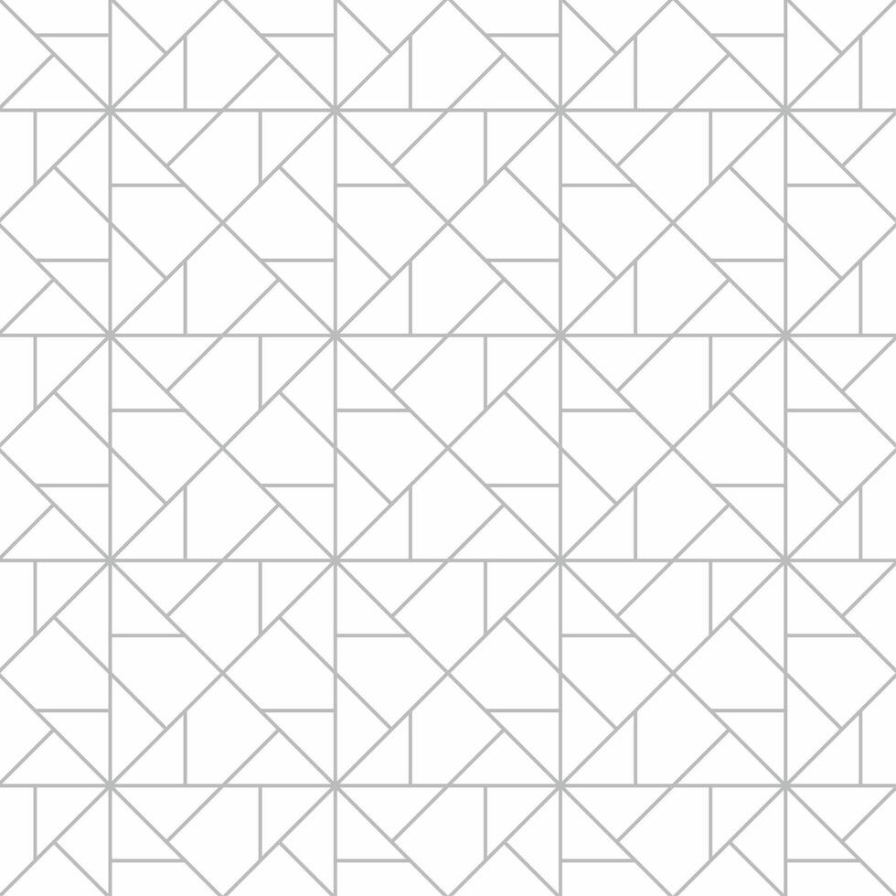 Seamless Geometric Pattern Consisting Of Intersecting And Interlocking