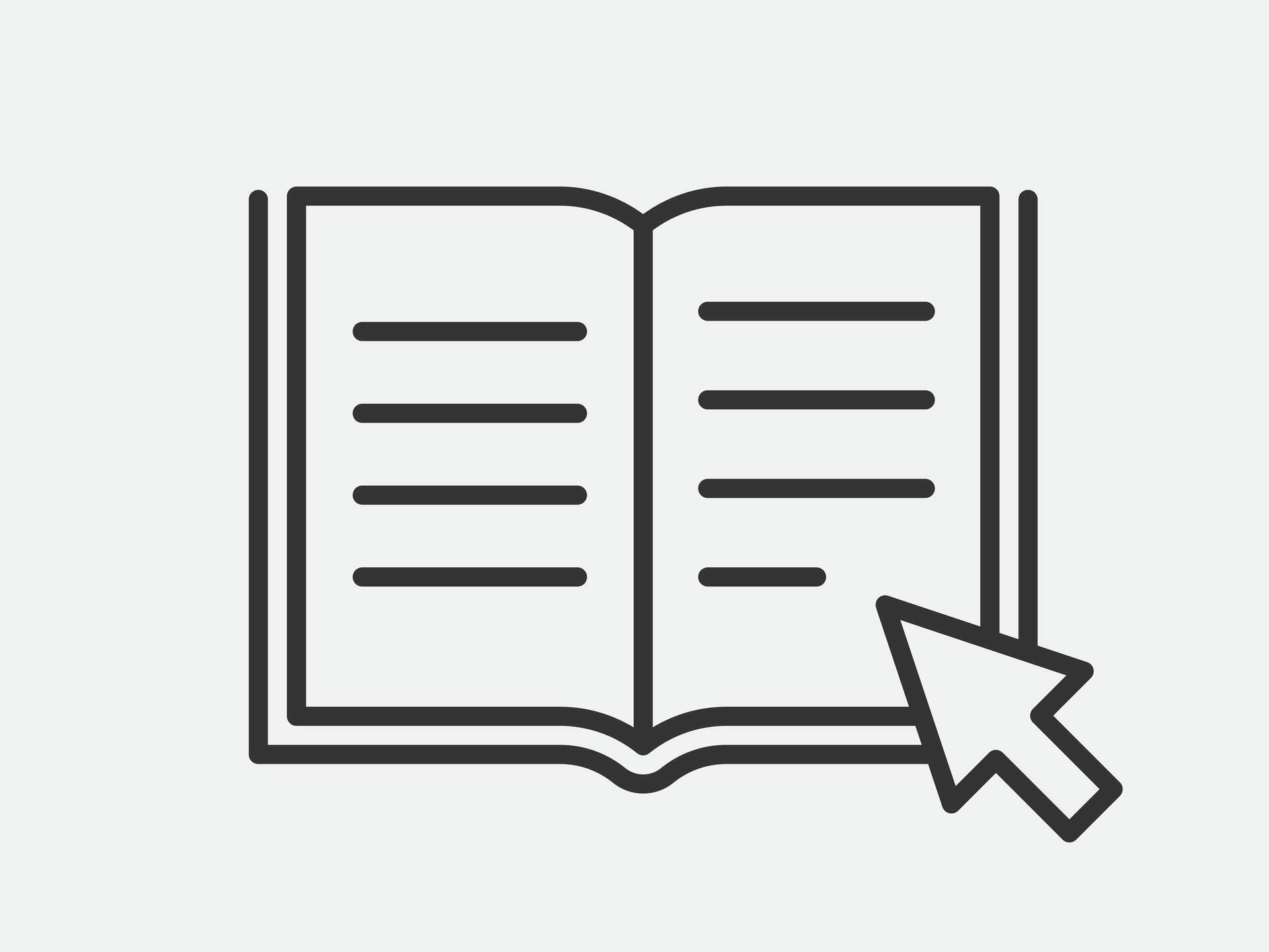 Guide icon , user manual. Service information document, instruction ...