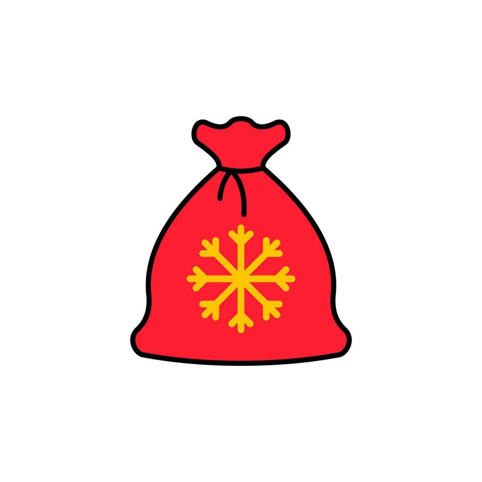 Christmas Santa's Bag Icon 50446445 Vector Art at Vecteezy