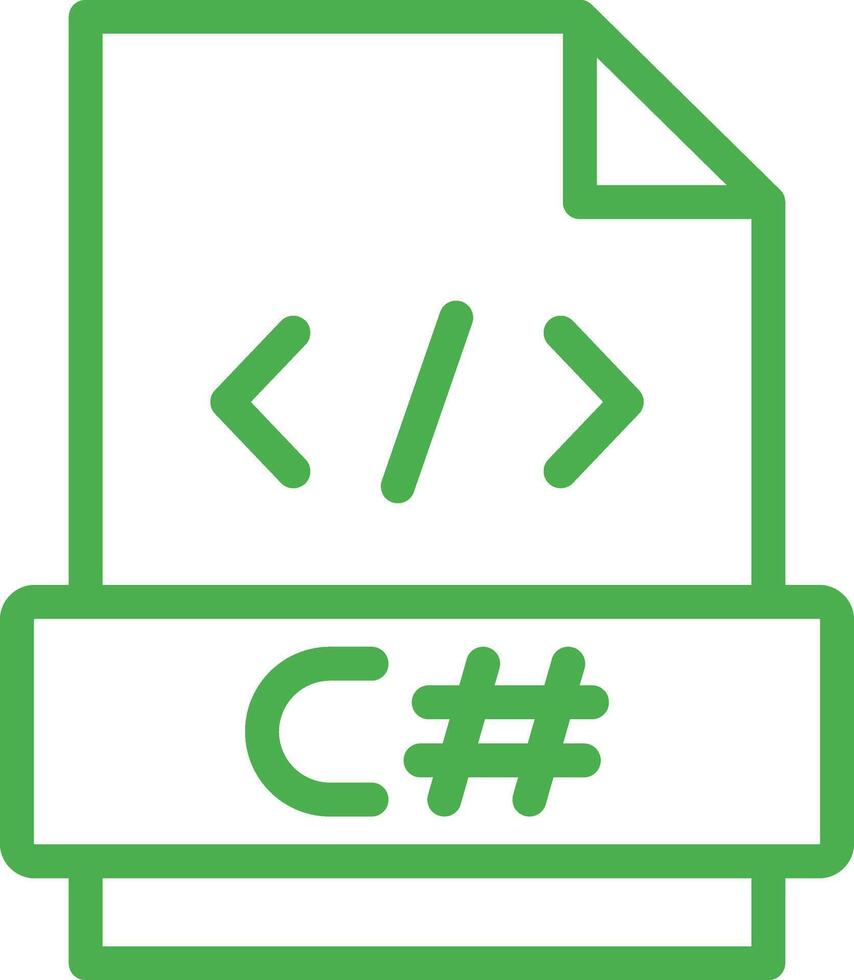 C sharp Icon Design Illustration 50455570 Vector Art at Vecteezy