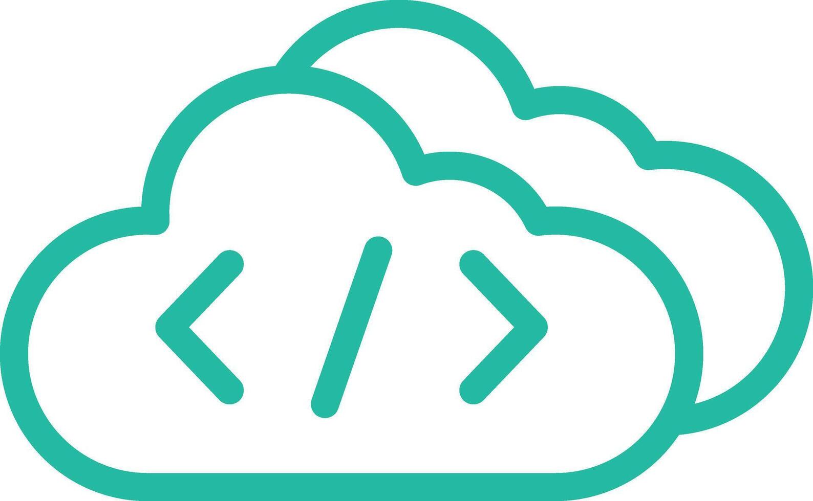 Cloud coding Icon Design Illustration 50455573 Vector Art at Vecteezy