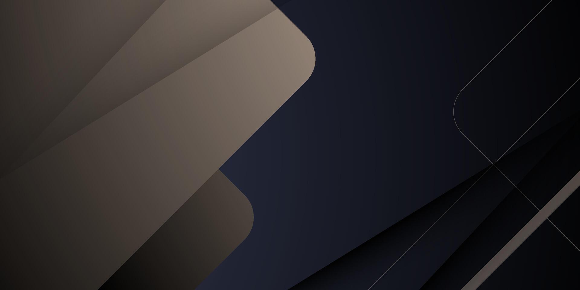 Abstract Dark Gray Curve Shapes Overlap On Background Dark Background