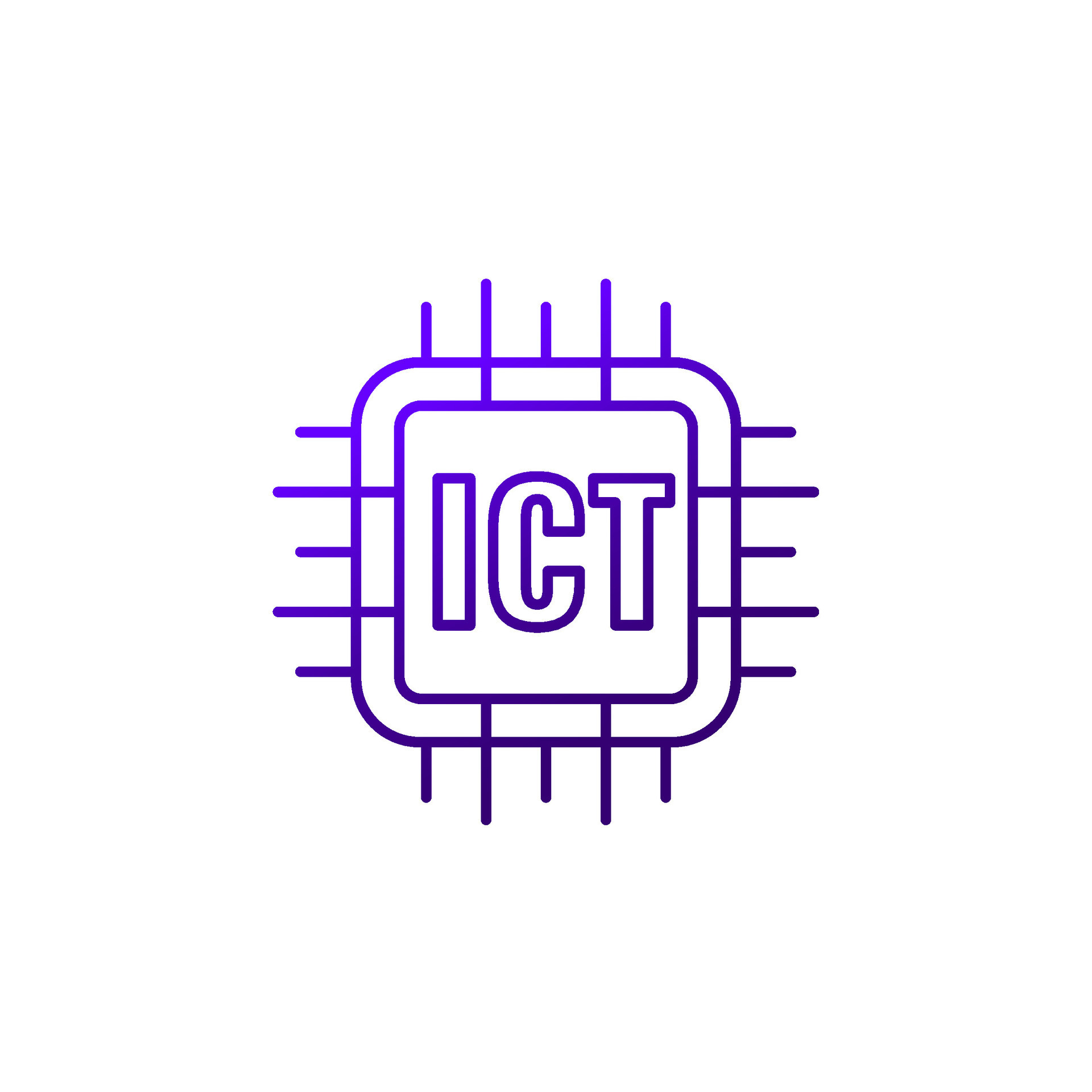 ICT line icon, Information and communications technology 50465688 Vector Art at Vecteezy