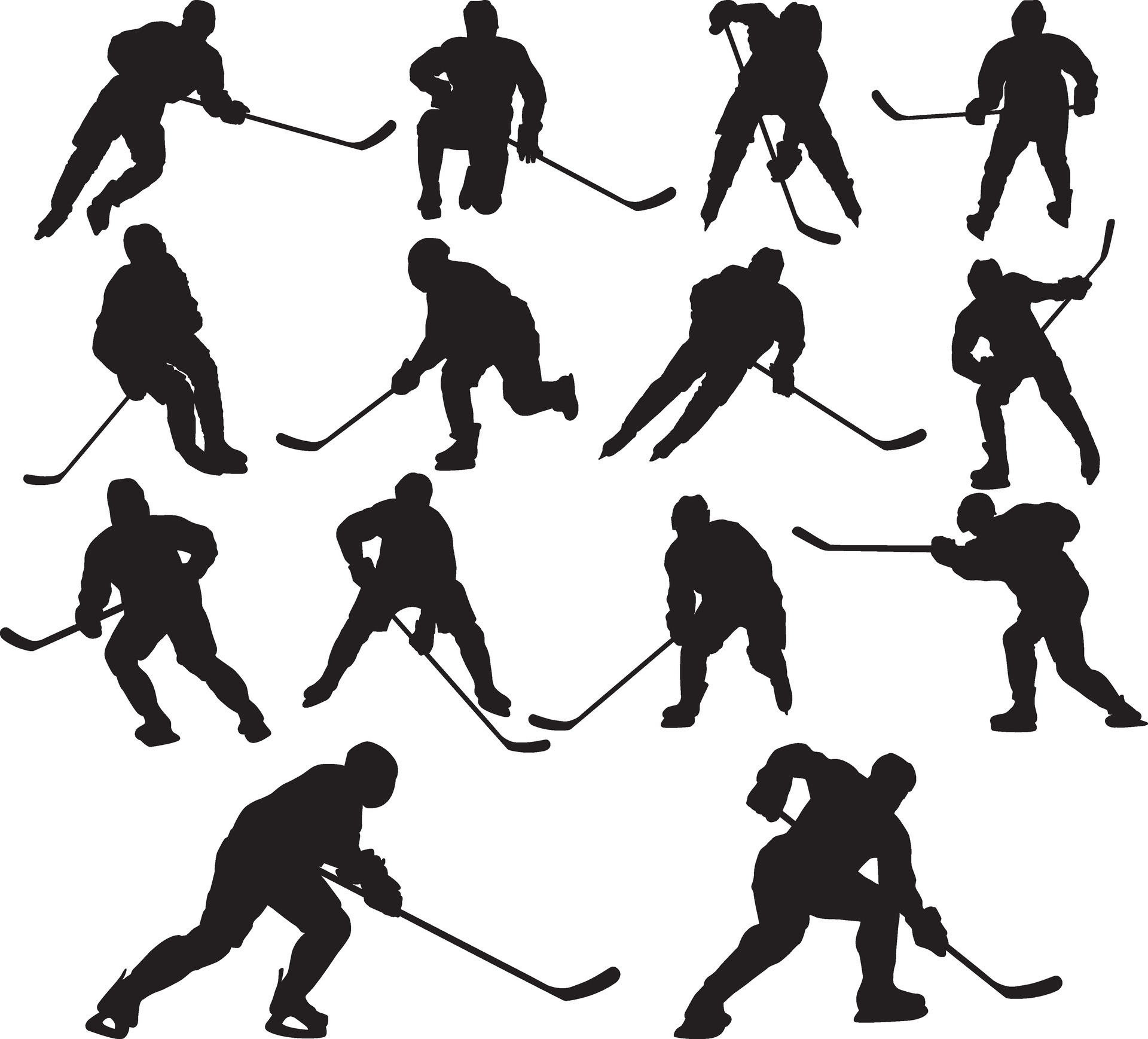 Ice Hockey Player, Winter Sports, Hockey Player, Hockey Stickers Cut ...