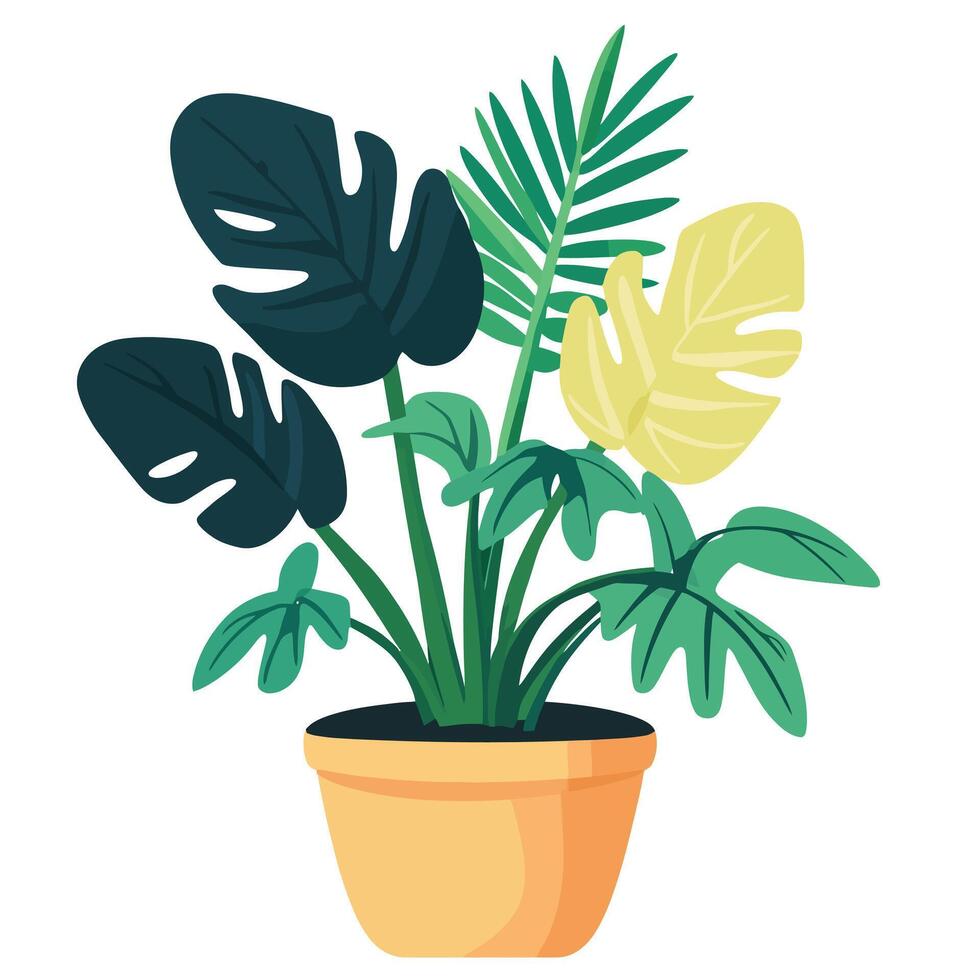 ilustración de una planta en una maceta 50471065 Vector en Vecteezy