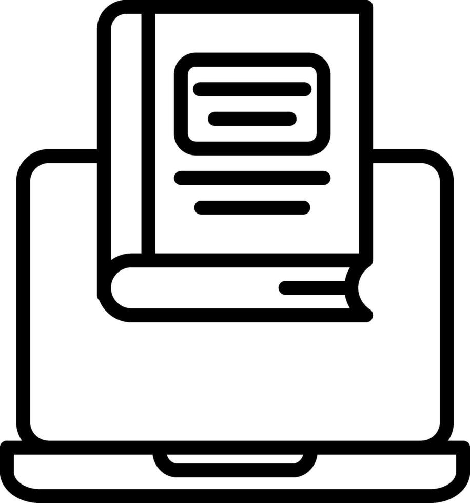 Online Learning Line Icon 50475595 Vector Art at Vecteezy