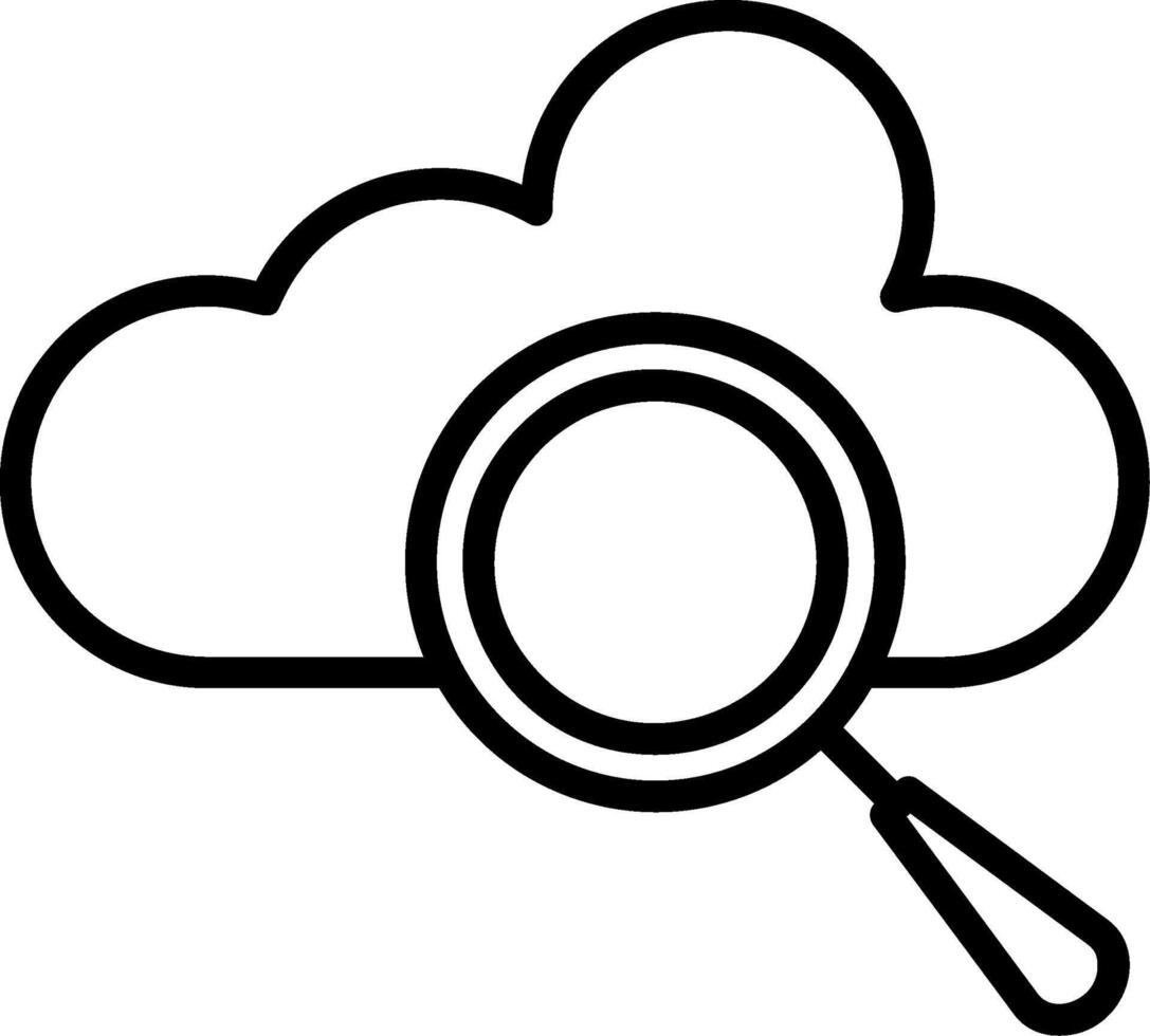 Cloud Computing Line Icon 50476222 Vector Art at Vecteezy