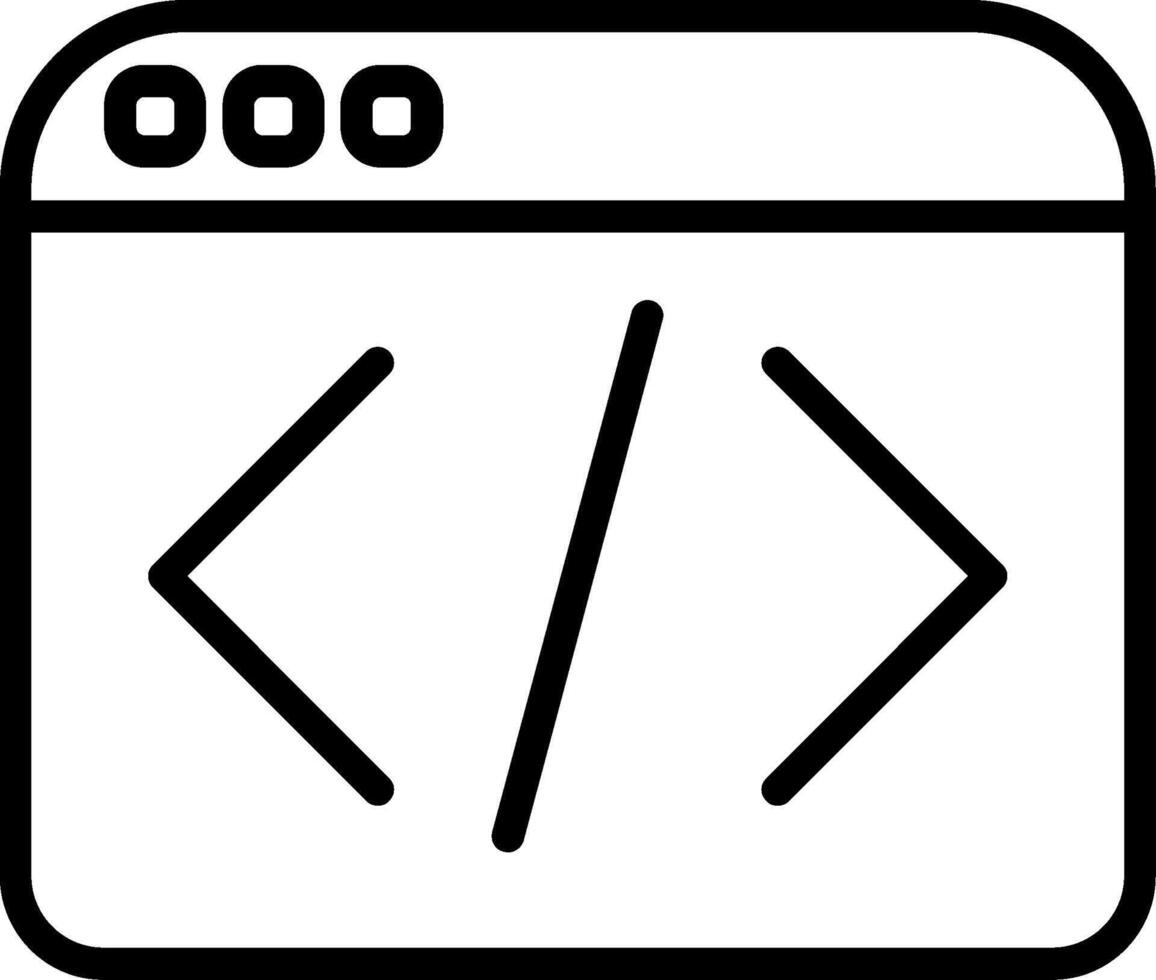 Web Programing Line Icon 50476713 Vector Art at Vecteezy