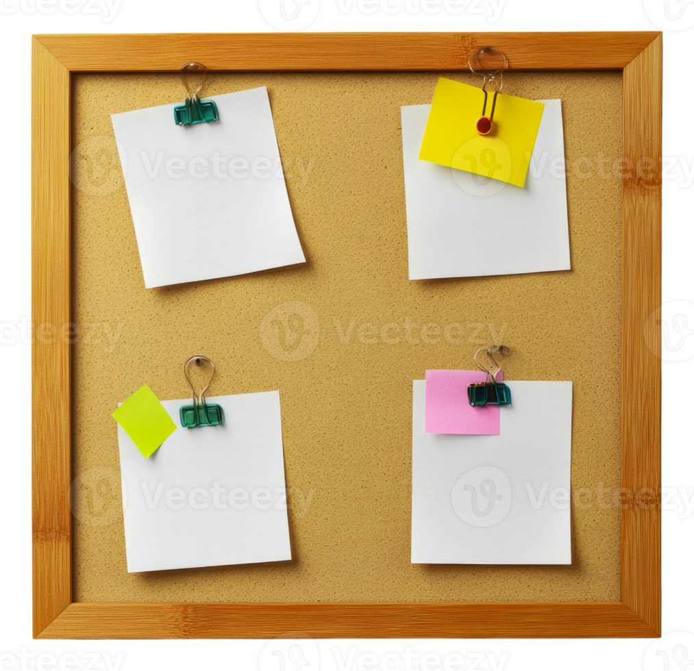 Notes pinned on a corkboard in a workspace 50478575 PNG Notes pinned on a corkboard in a workspace 50478575 PNG