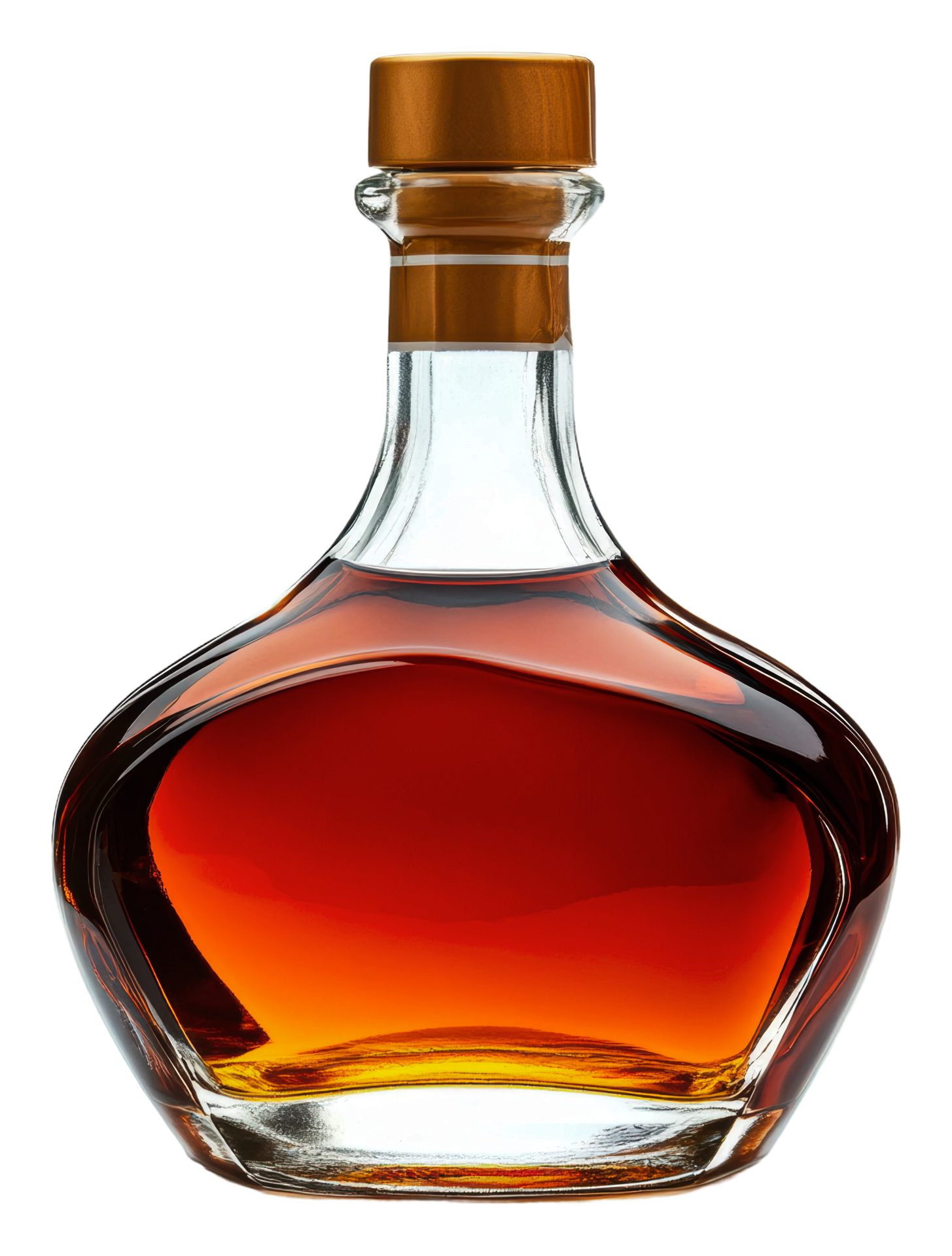 Elegant Glass Decanter Filled With Amber Liquor Cut Out Stock 50479109 Png