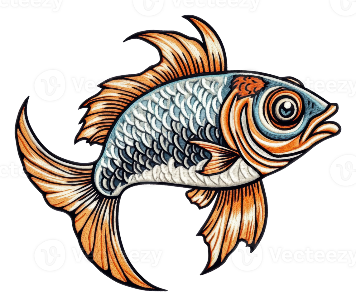 Vibrant, detailed fish illustration, cut out - stock . 50482536 PNG Vibrant, detailed fish illustration, cut out - stock . 50482536 PNG