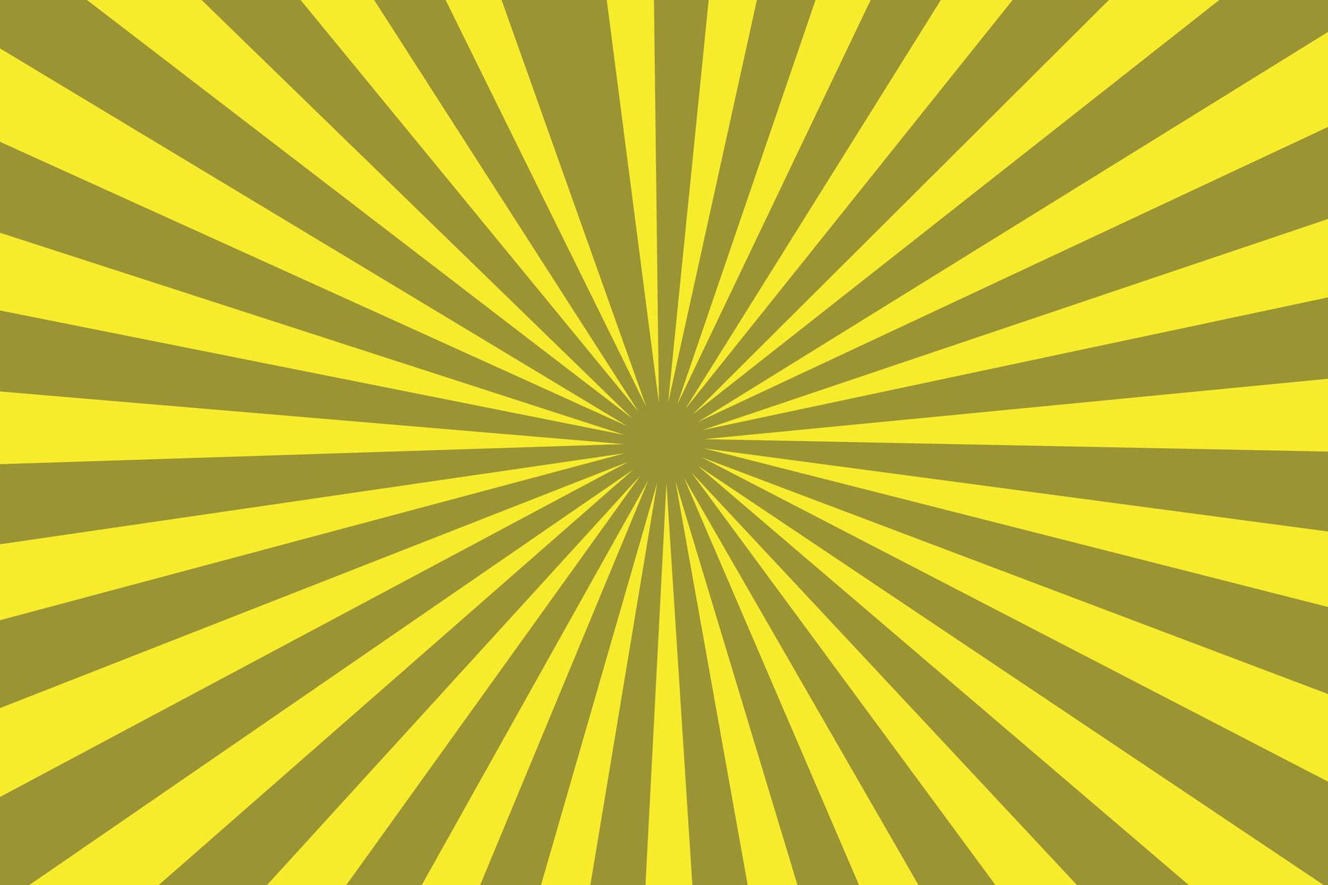 Sunburst Retro Sun Rays Yellow Background Abstract Summer Sunny