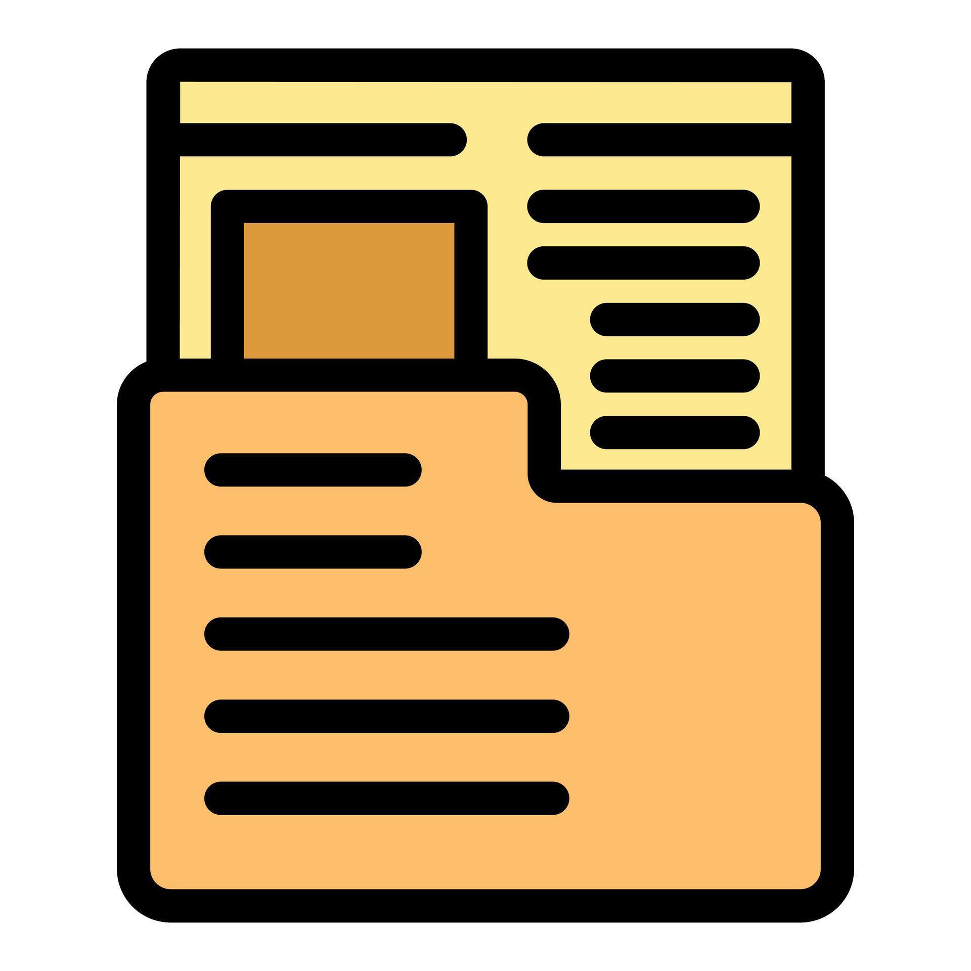 Digital File Management System Organizing Documents In Folder 50488255 Vector Art At Vecteezy