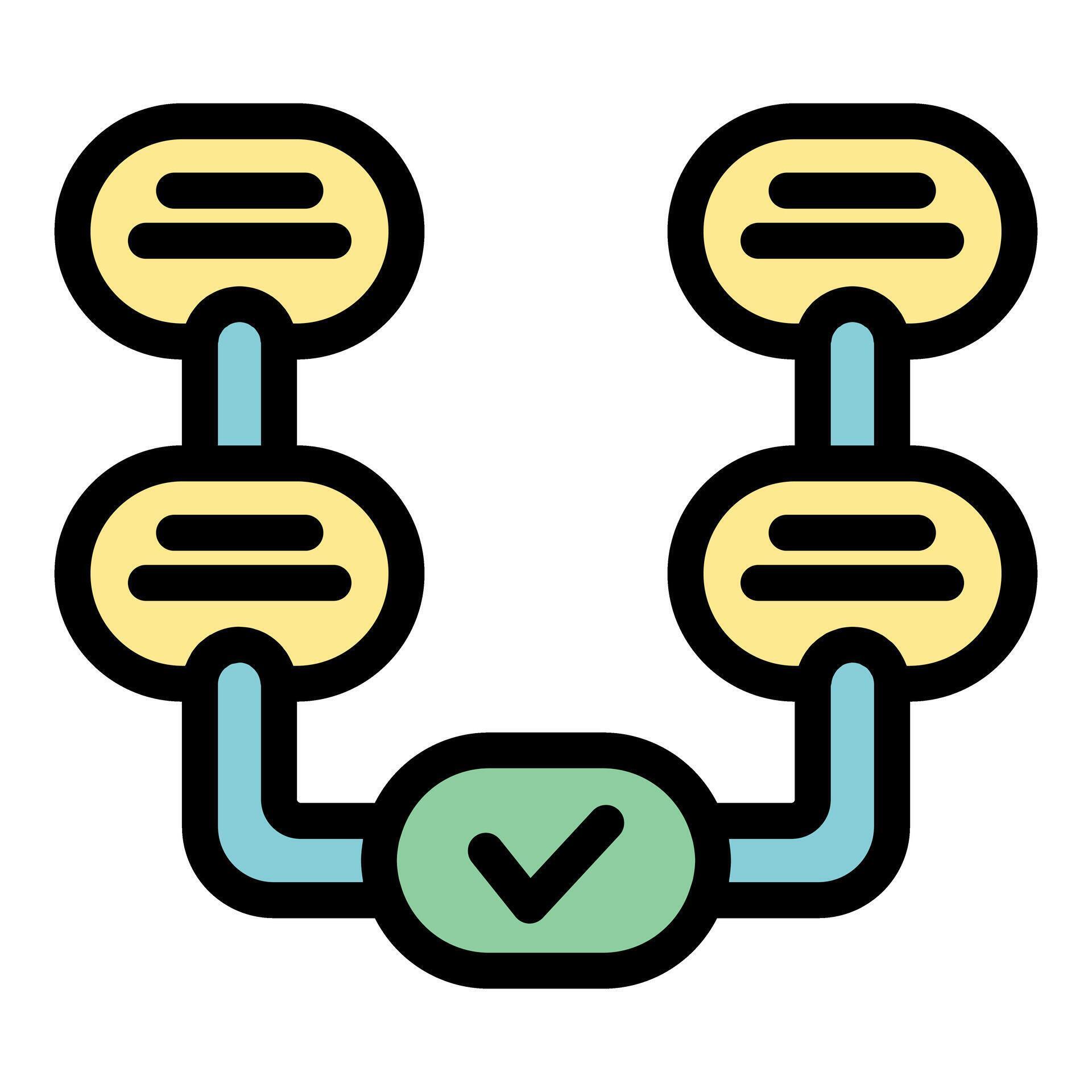 Algorithm Flowchart With Data Blocks Combining To Show Approved Result 50488316 Vector Art At