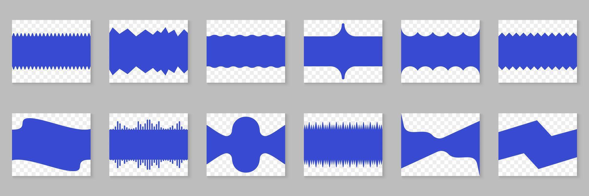 Different Abstract Shapes for Website. Set of Template Web Page ...