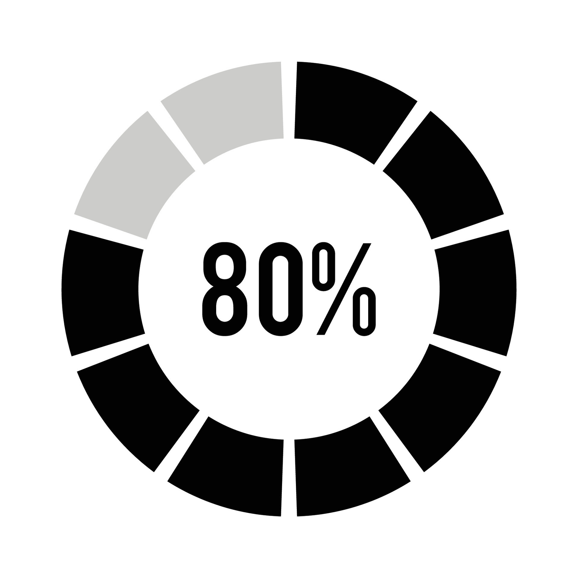 Circle 80 percent loading or circle 10 percent progress. 50498885 ... Circle 80 percent loading or circle 10 percent progress. 50498885 ...