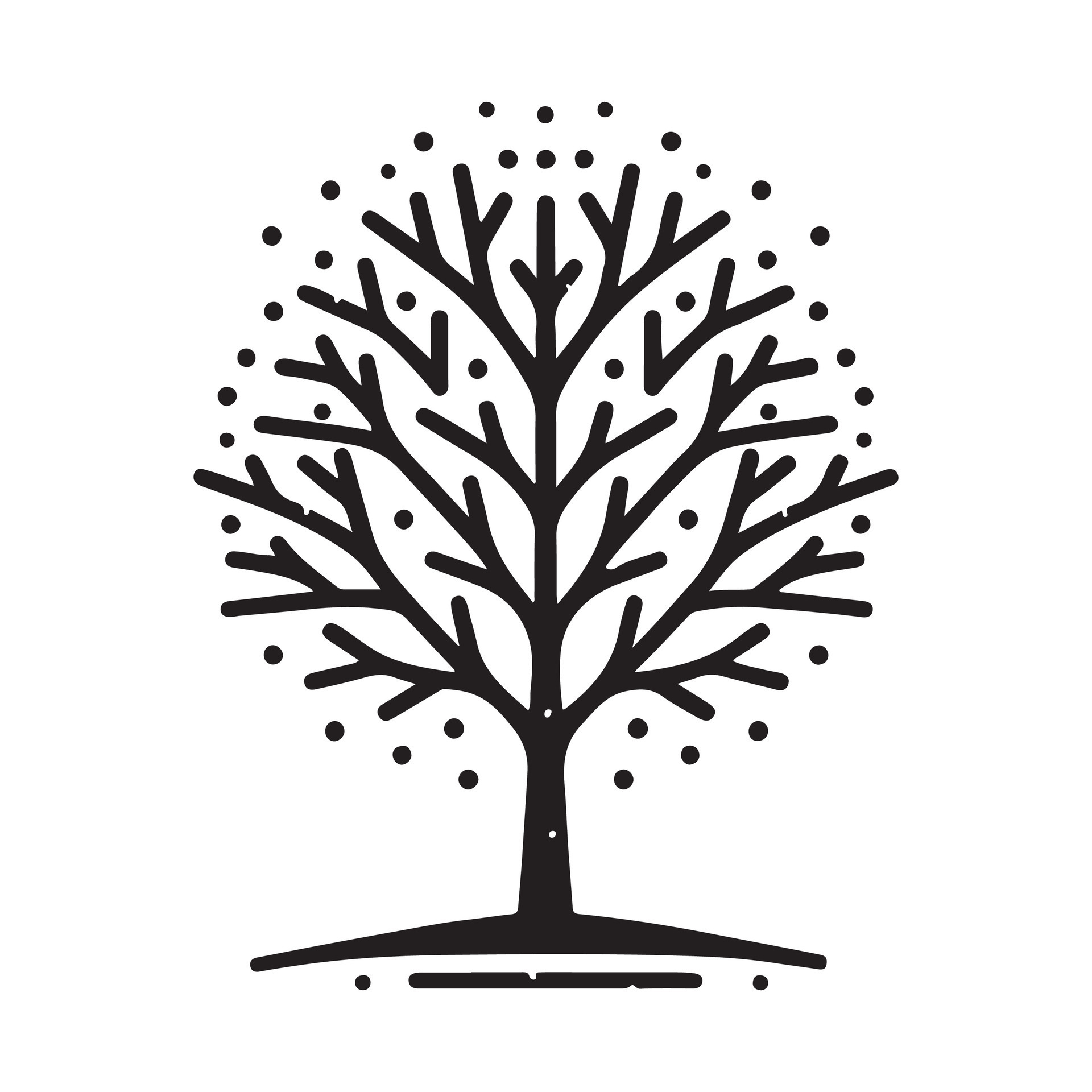 Simple Holiday Tree Silhouette Design 50520194 Vector Art at Vecteezy