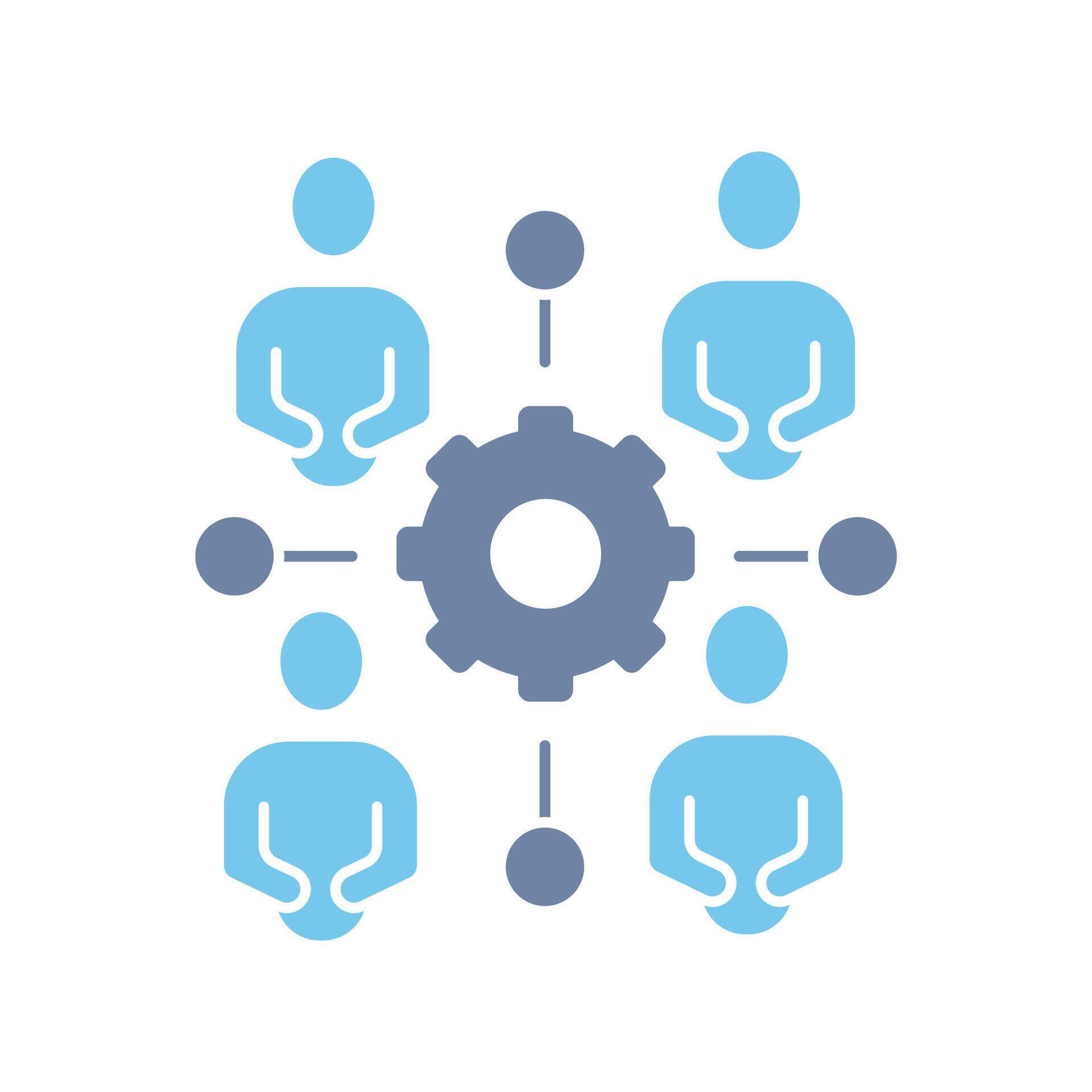 community development concept line icon. Simple element illustration ...