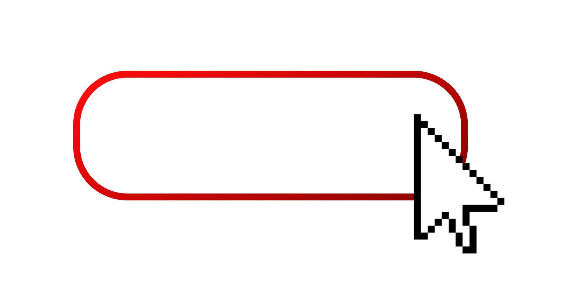 Computer mouse pointer frame with web pointer. 50550629 Vector Art at ...