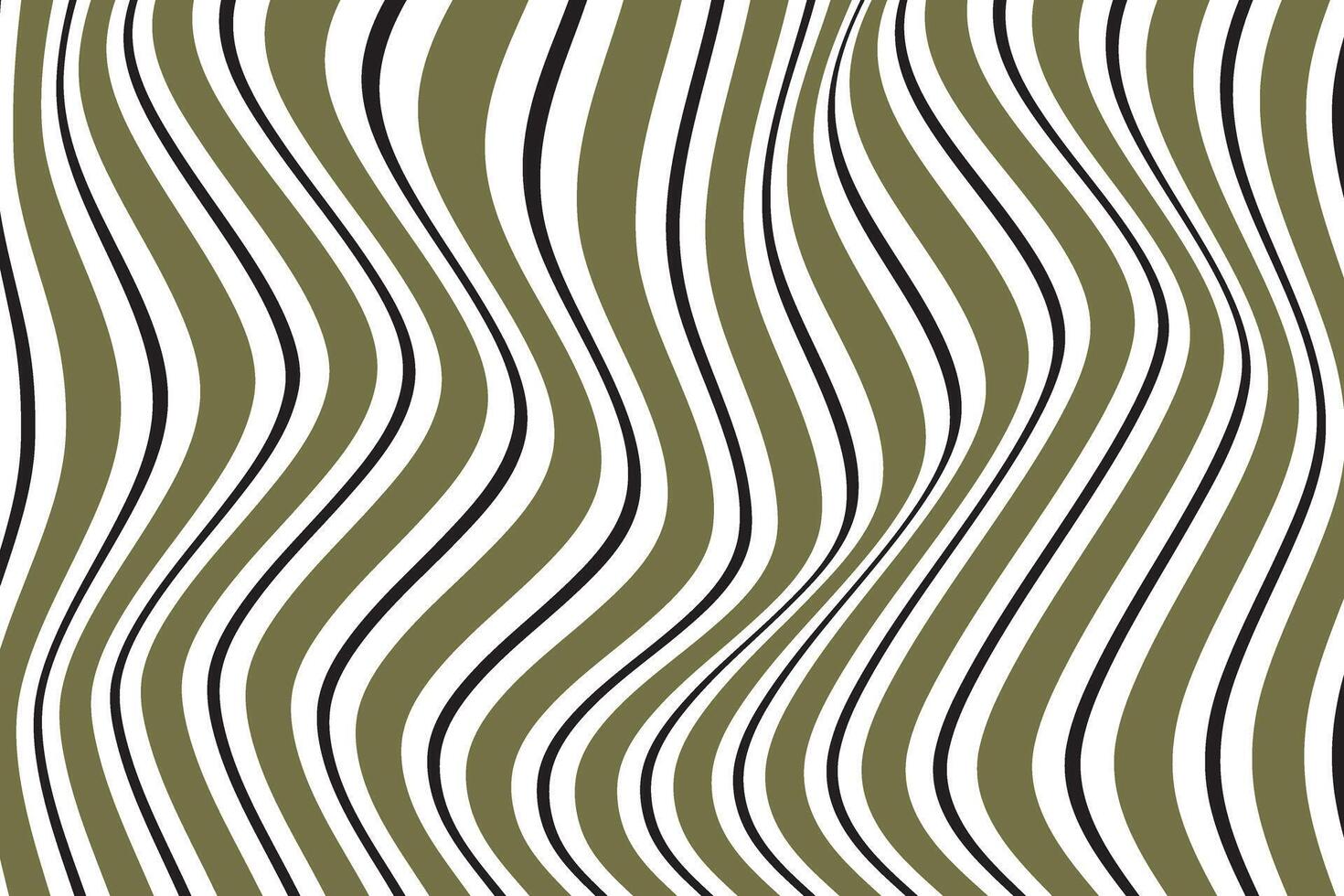 simple olive black color vertical wavy line pattern abstract pattern in green and white colors ...
