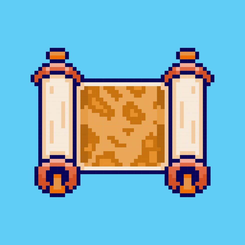 Pixel art map scroll game asset design 50563545 Vector Art at Vecteezy