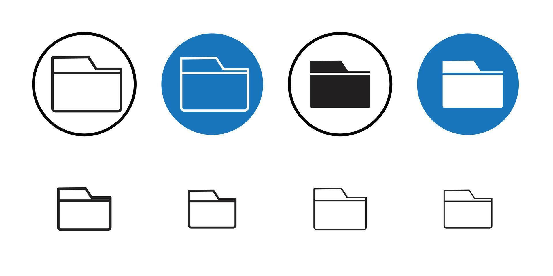 Folder icon Thin line art collection 50570915 Vector Art at Vecteezy Folder icon Thin line art collection 50570915 Vector Art at Vecteezy