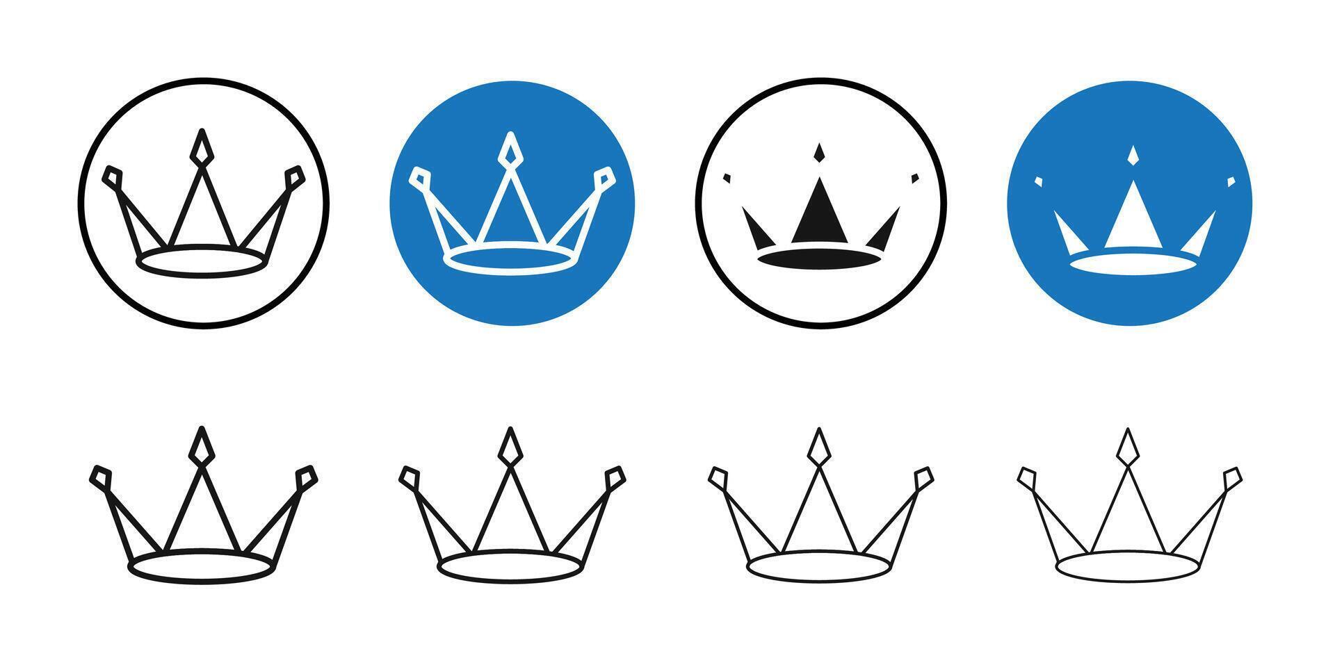 Crown Icon Thin Line Art Collection 50571034 Vector Art At Vecteezy