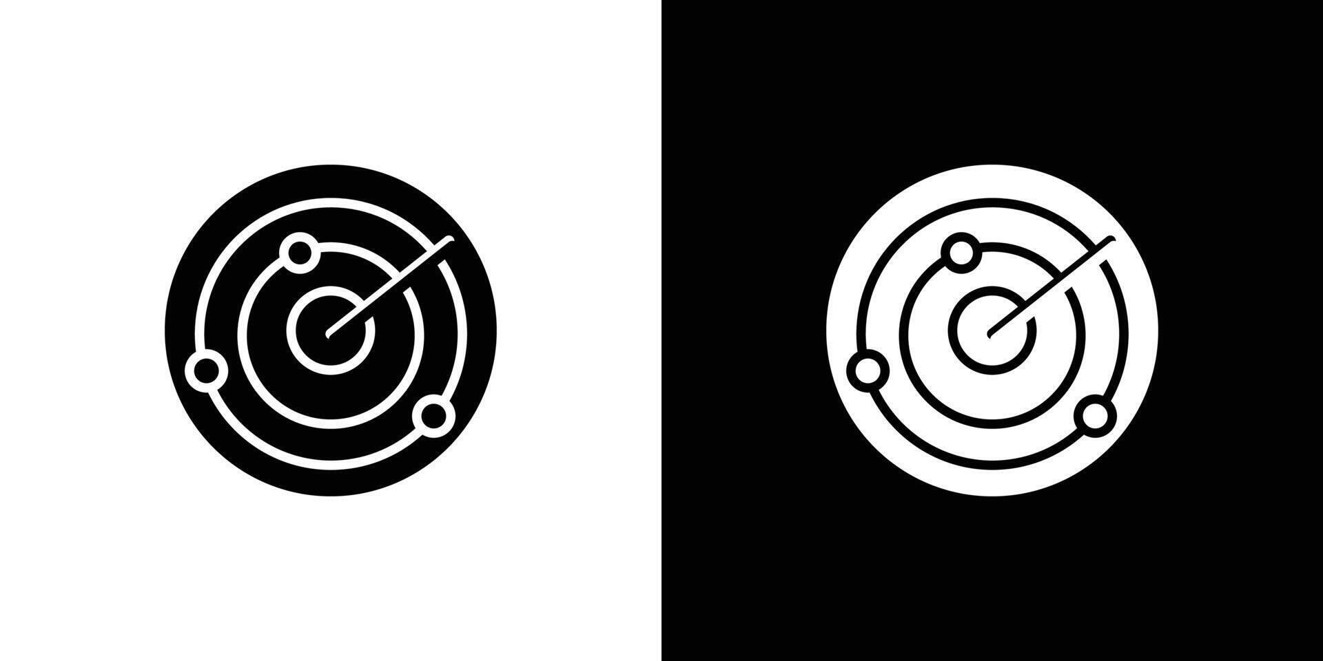 Radar Detection Icon Flat Art Illustration In Outline 50571417 Vector