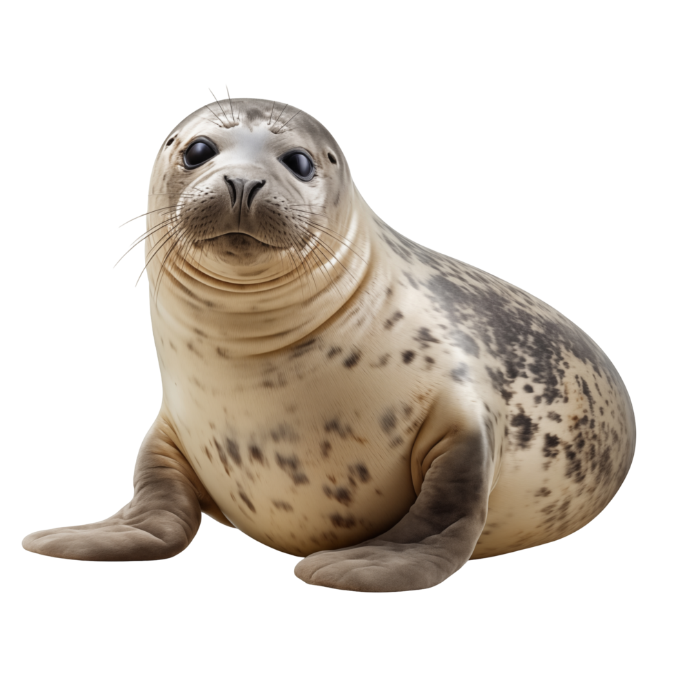 Adorable Harp Seal Pup Sitting And Looking Up With Curious Expression ... Adorable Harp Seal Pup Sitting And Looking Up With Curious Expression ...