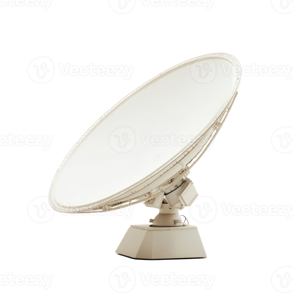 Satellite dish side view isolate on transparency background 50592689 PNG