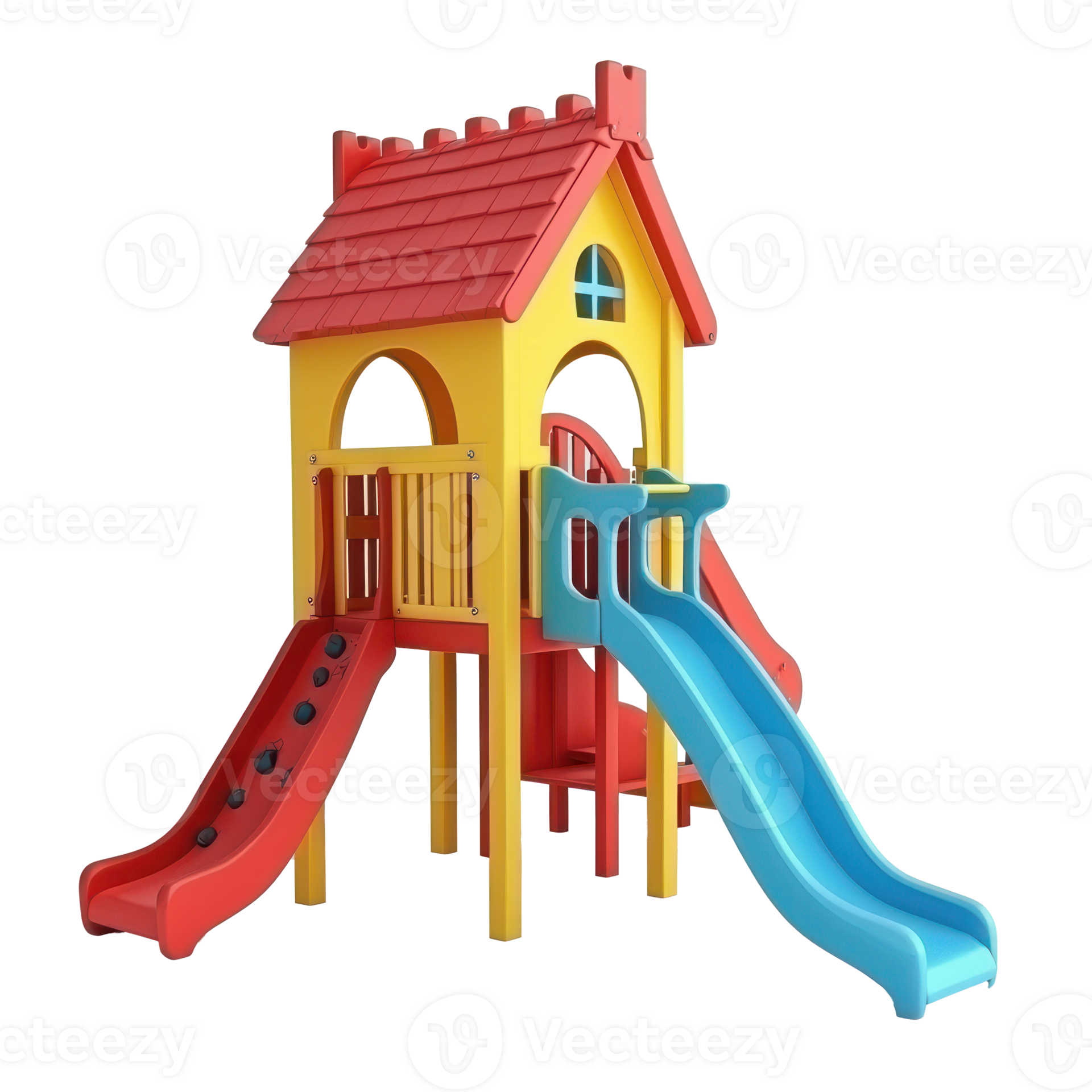 3d Playhouses playground isolate on transparency background 50593402 PNG