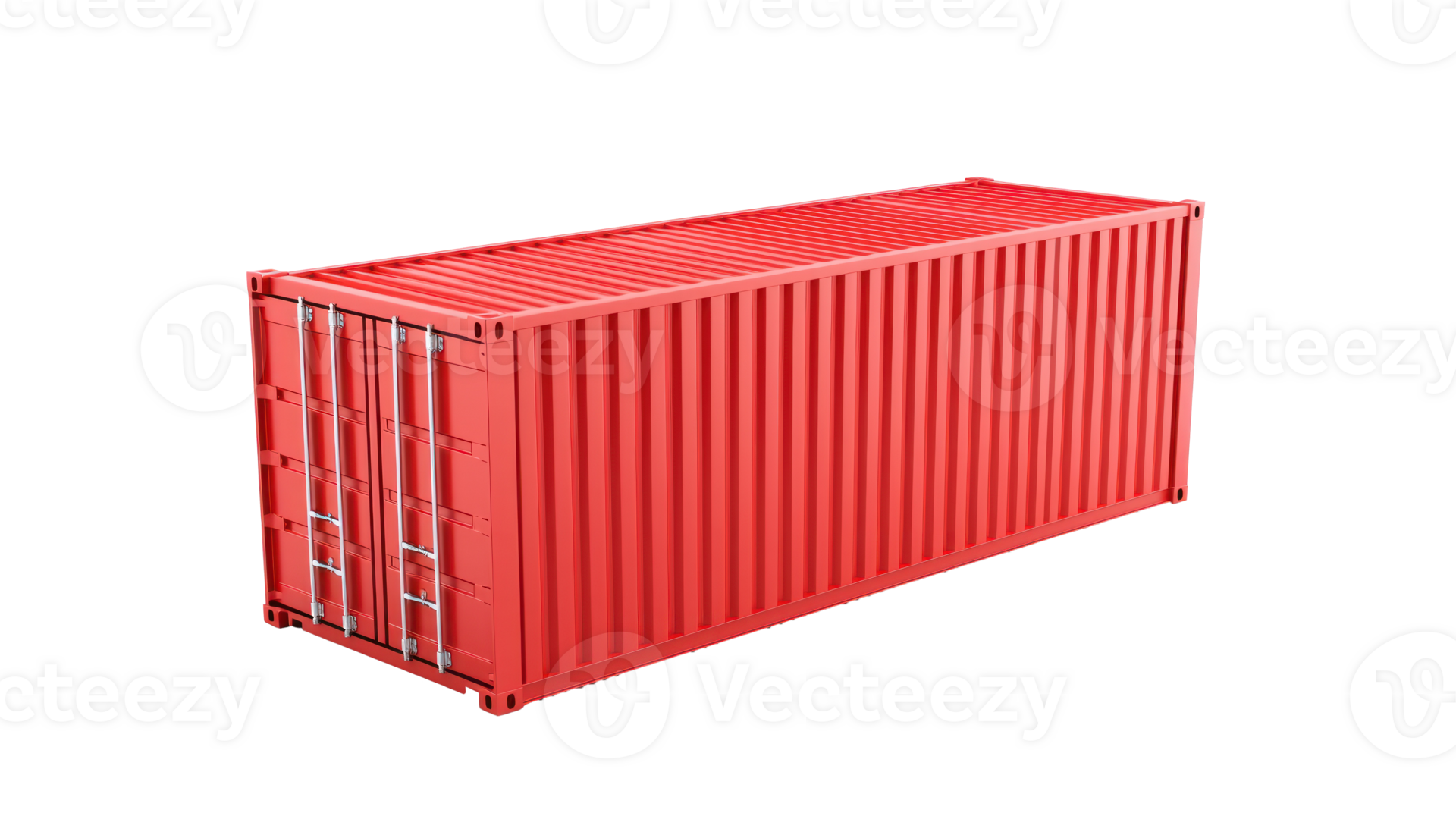 3d Logistic Container Isolate On Transparency Background 50593606 Png
