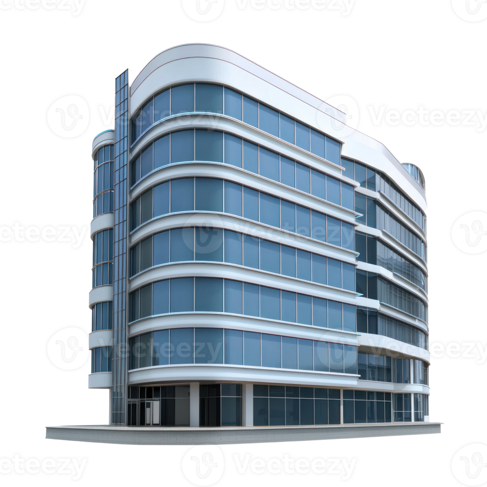 3D Office Building isolate on transparency background 50594230 PNG
