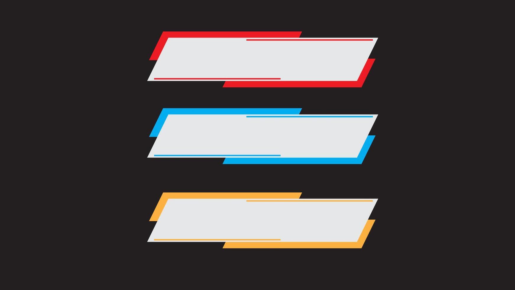 Simple and cool text box design, simple text banner for editing ...