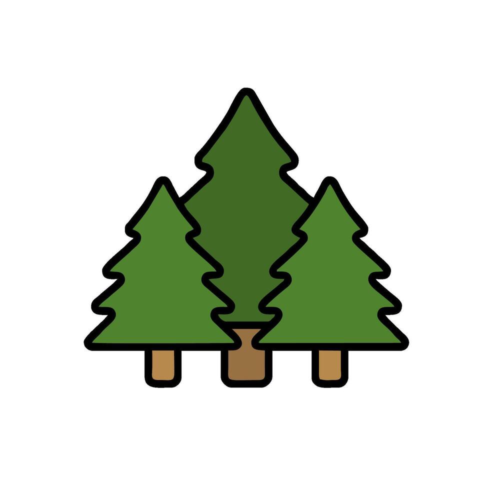 Pine trees icon illustration design 50604713 Vector Art at Vecteezy