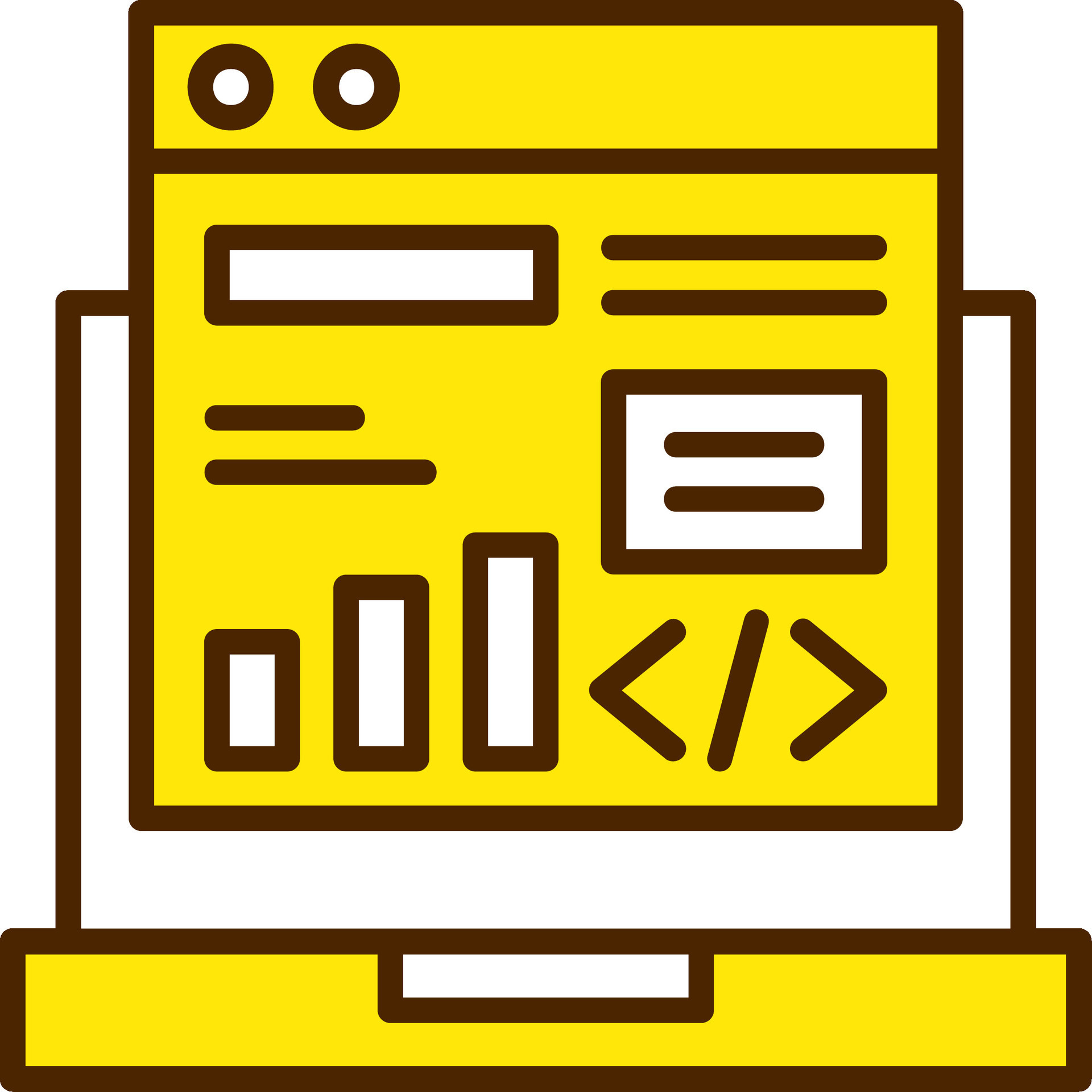 Computer Programing Icon Design Symbol 50607209 Vector Art at Vecteezy
