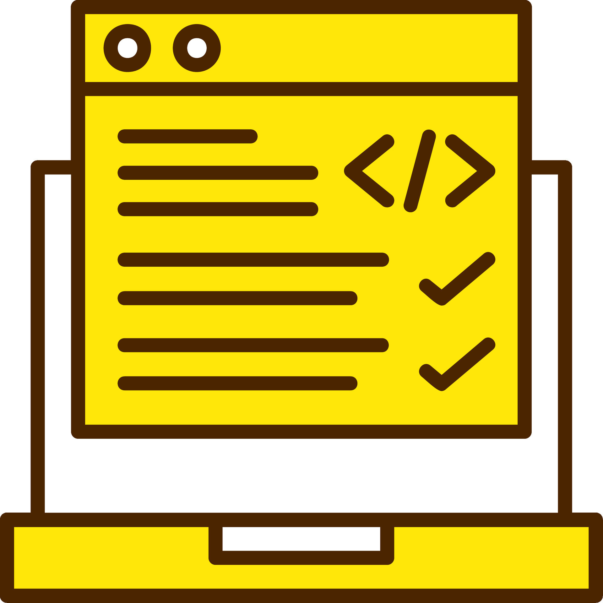 Computer Programing Icon Design Symbol 50607216 Vector Art at Vecteezy