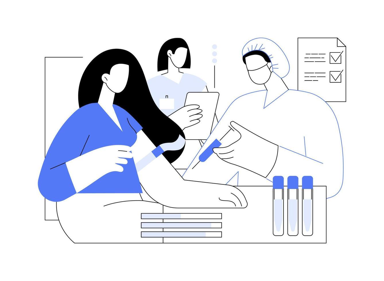 Phlebotomy technician isolated cartoon illustrations. 50607684 Vector ... Phlebotomy technician isolated cartoon illustrations. 50607684 Vector ...