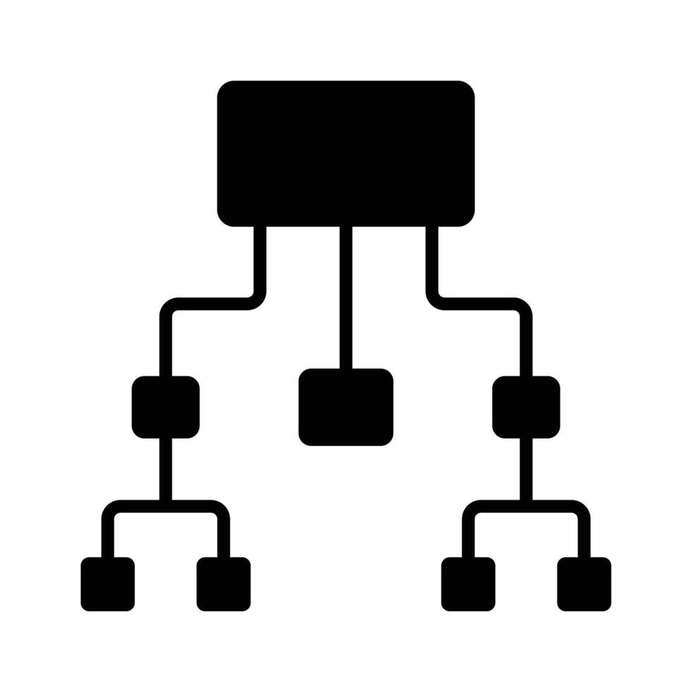 Hierarchy icon design, flowchart , workflow icon 50609268 Vector Art at Vecteezy