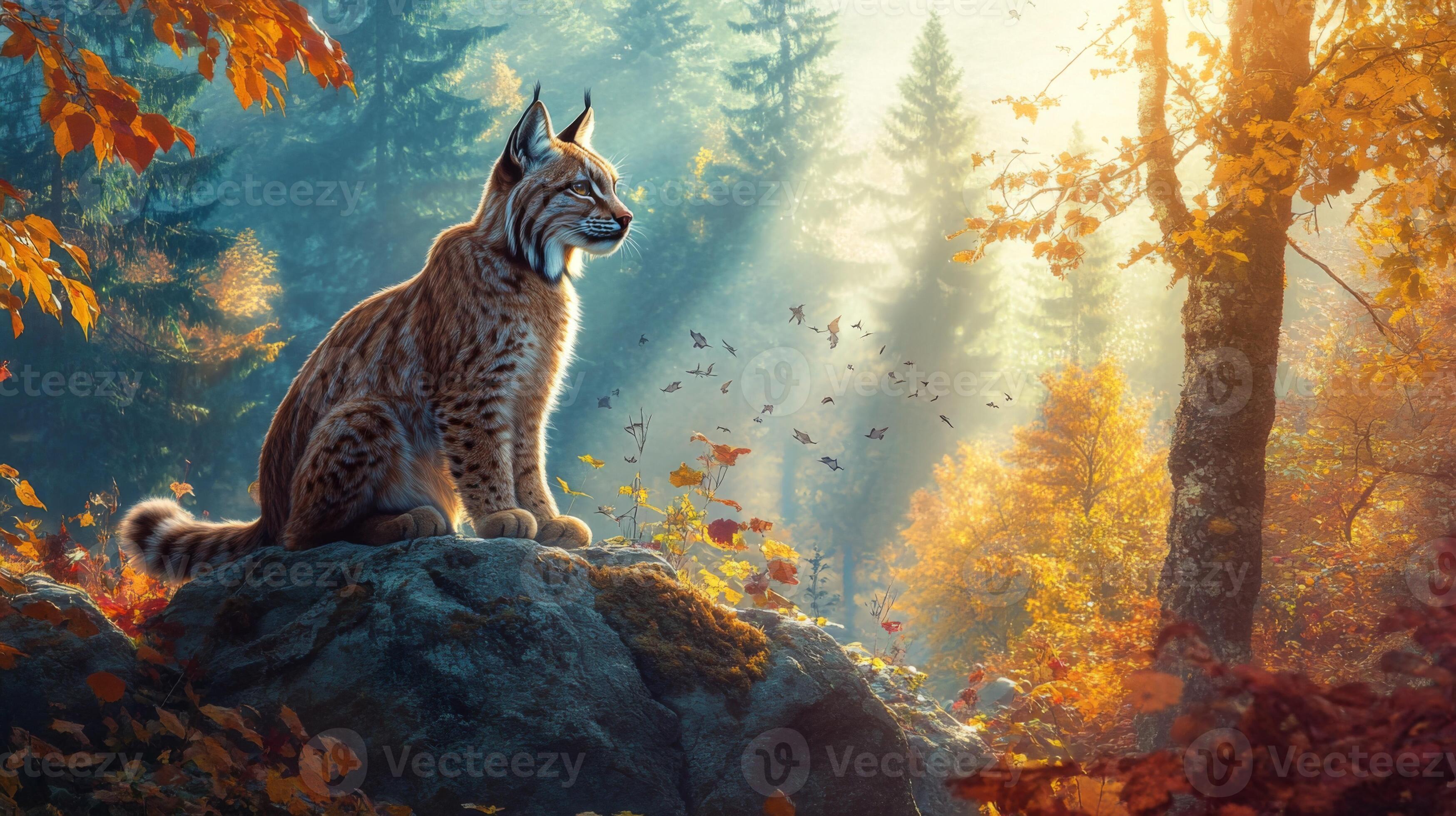 Lynx in the forest 50622007 Stock Photo at Vecteezy