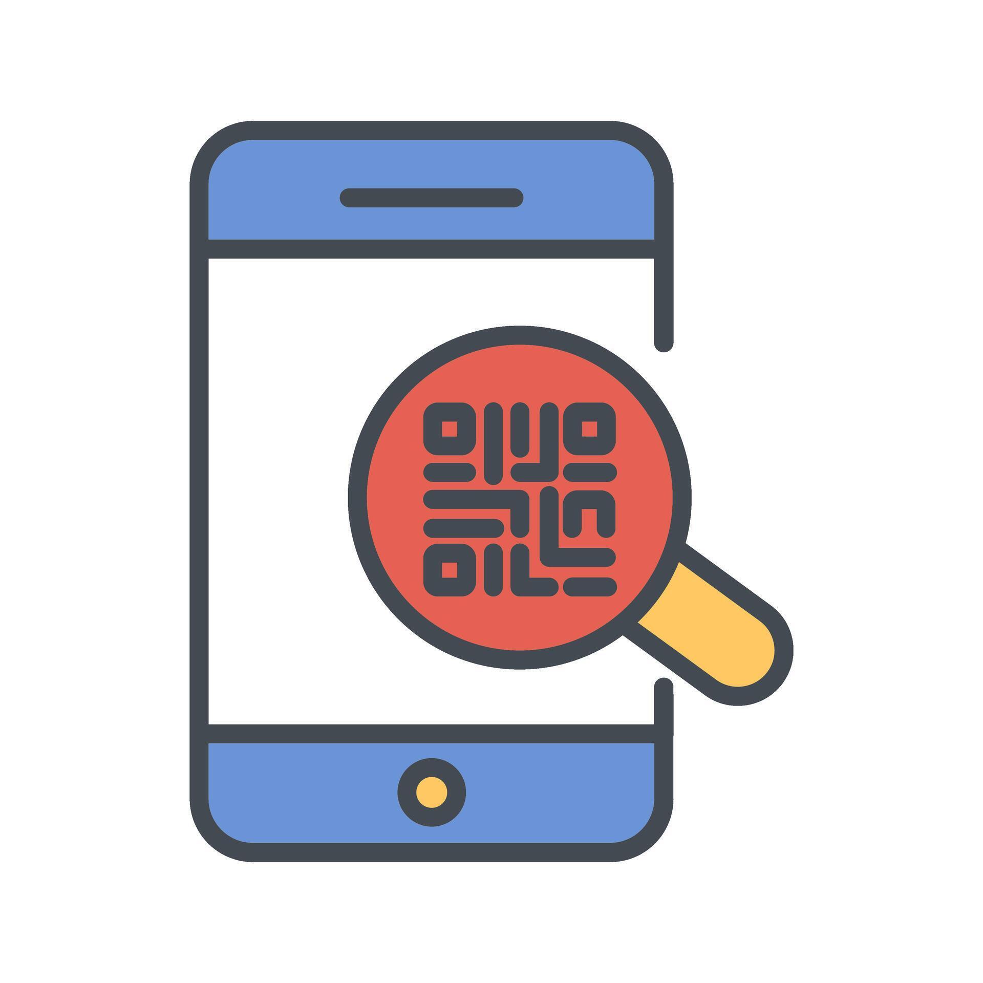 QR Code Authentication Icon Design 50641341 Vector Art at Vecteezy