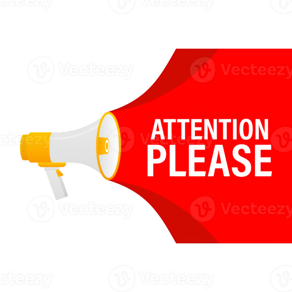 atenção por favor conceito ilustração do importante anúncio. 50699762 PNG atenção por favor conceito ilustração do importante anúncio. 50699762 PNG