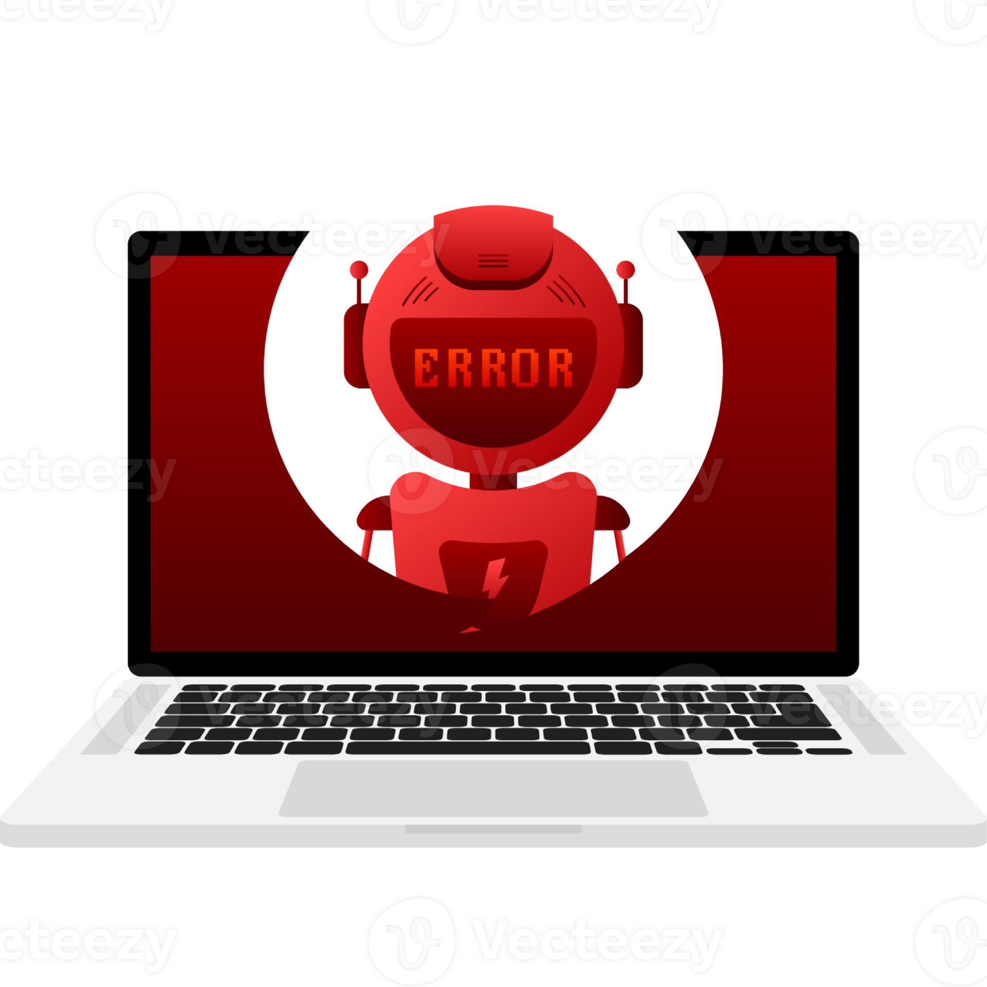 Error chatbot glyph icon. Silhouette symbol. Talkbot with error in speech bubble. Error bot ...