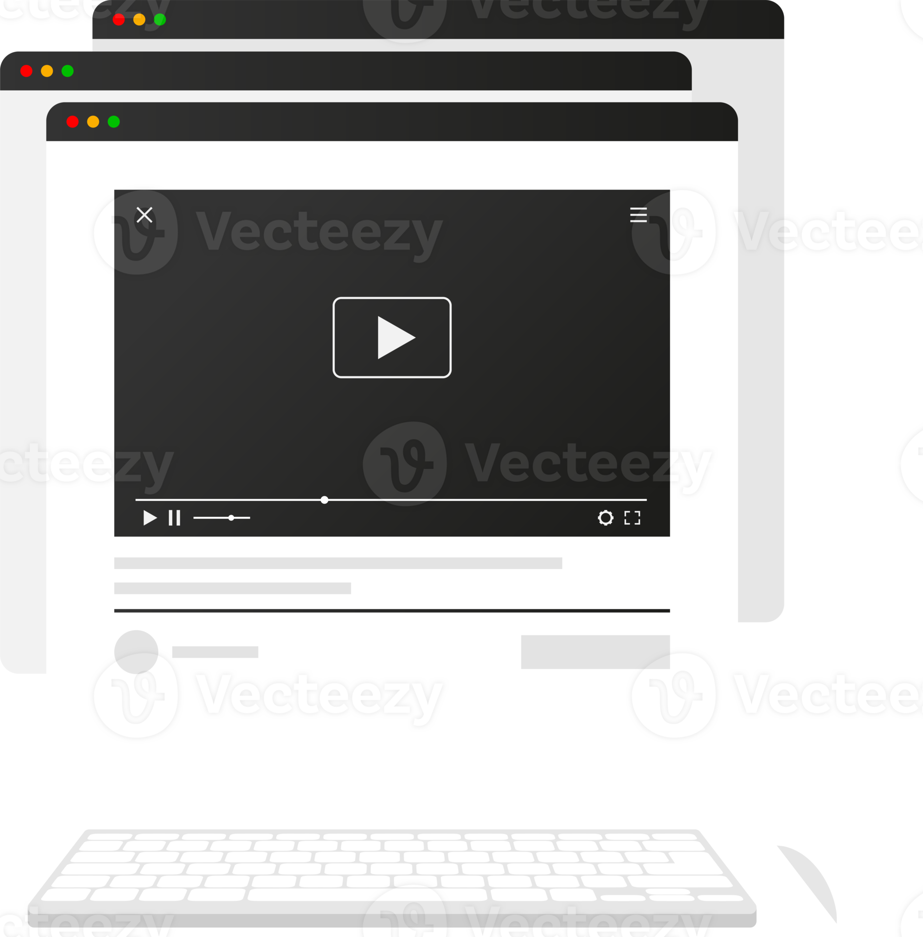 Live tutorial computer window 50702032 PNG