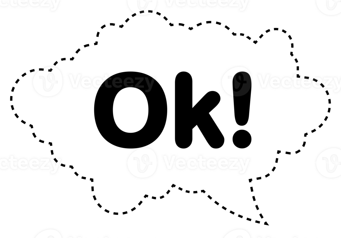 Yellow Ok Speech Bubble Icon Symbol Web Design Sticker Design
