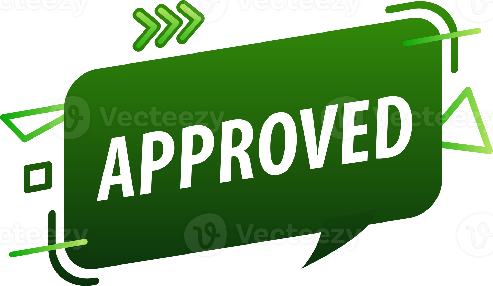 Approved rejected label, sign. Check mark, approval sign. 50702498 PNG